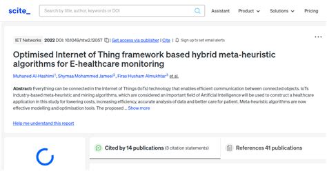 Optimised Internet Of Thing Framework Based Hybrid Meta‐heuristic Algorithms For E‐healthcare