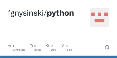 GitHub Fgnysinski Python