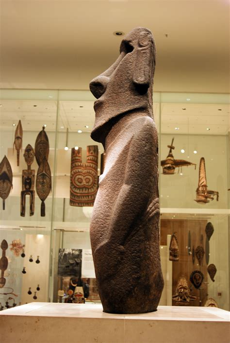 Statue From Rapa Nui Easter Island In The British Museum Professor