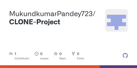 GitHub MukundkumarPandey723 CLONE Project
