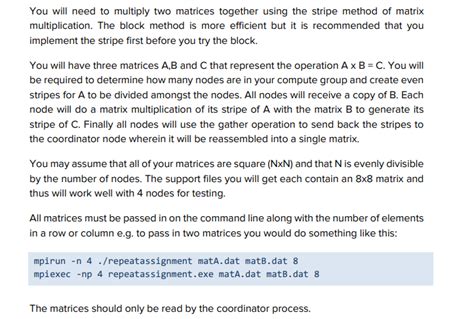 Solved You Will Need To Multiply Two Matrices Together Using
