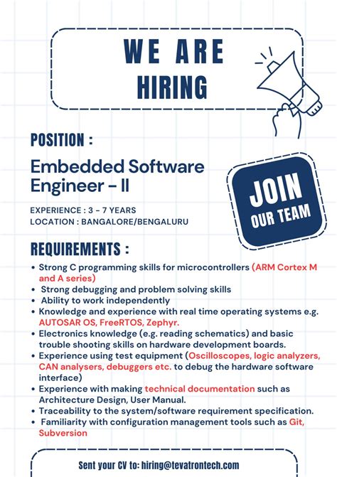 Ujjwala Nagar On Linkedin Hiring Embeddedsoftwareengineer Job Recruitment
