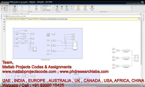 Three Phase Pwm Rectifier Ac Dc Model Matlab Simulink Rectifier