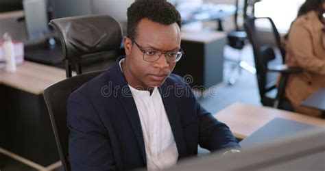 developer computer or programmer thinking of cyber security code for digital transformation on