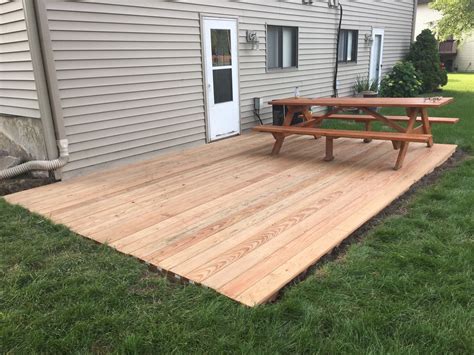 Easy Steps To Build A Ground Level Deck