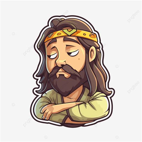 Jesus Sticker Design 8 X 14 Pygmy Jesus Eldridge Vector Stickers
