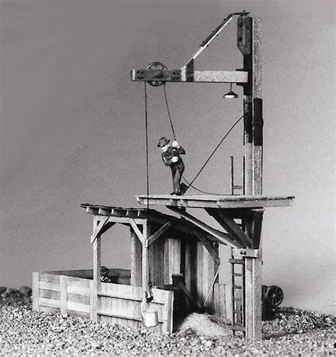 Sequoia Scale Models 4011 Hohon3 Sand House And Bucket Crane Kit Trainz