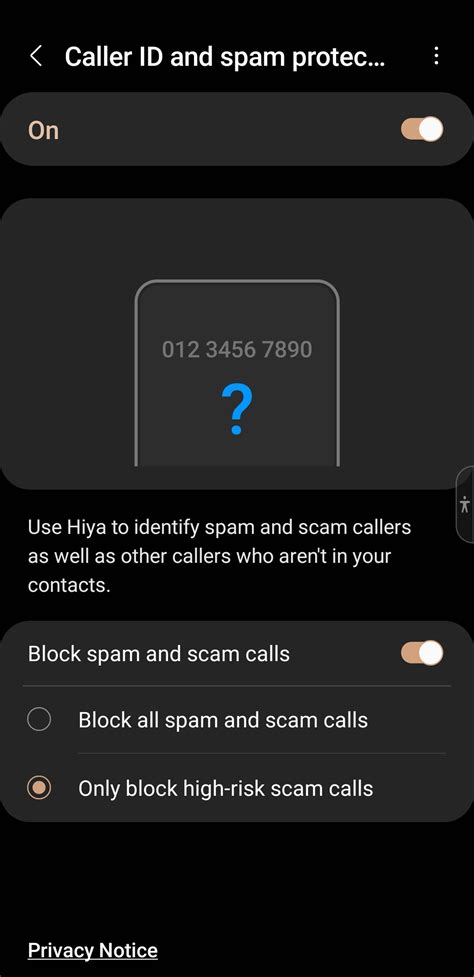 Caller Id And Spam Protection Missing Samsung Community