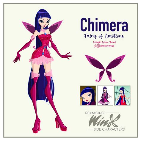 Chimera Winx Side Character Concept By Wittywinx On Deviantart