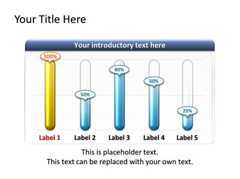 PowerPoint Slide Thermometer Diagram Multicolor Thermometers TG CrystalGraphics