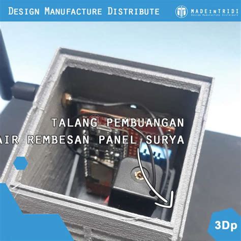 Jual Arduino Solar Powered Wifi Weather Station Pemantau Cuaca Putih