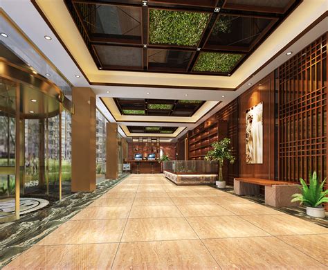 酒店大厅 效果图交流区 建e室内设计网