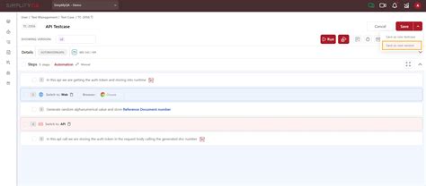 Version Control Your Test Case Simplifyqa Help Doc