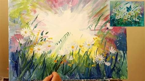 Рисуем Полевые цветы в технике быстрого рисования Смотреть онлайн в поиске Яндекса по Видео