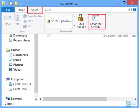 How To Set Folder Permissions In Windows 8 Or 8 1 Computer