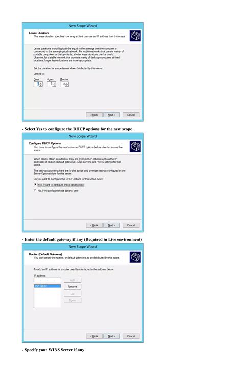Dhcp Windows Server 2012 Pdf Computer Networking Computing
