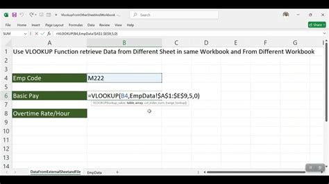How To Use Vlookup Function To Retrieve Data From Different Sheets Or A