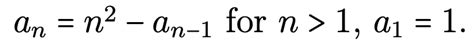Solved For Each Of The Following Solve The Given Recurrence Chegg