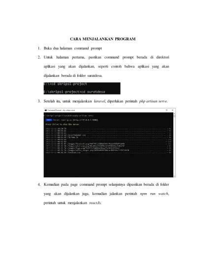 Cara Menjalankan Program