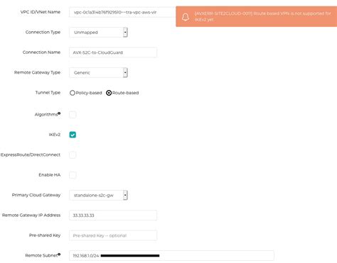 Aviatrix Ipsec Implementation And Comparison Between Policy Based Vs Route Based Vpn Types
