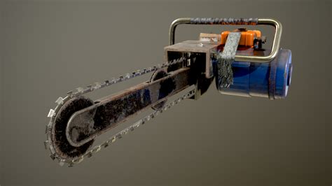 Chainsaw Psycho Model Turbosquid 1969285