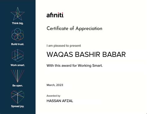 waqas bashir on linkedin appreciation can be shown in many ways such