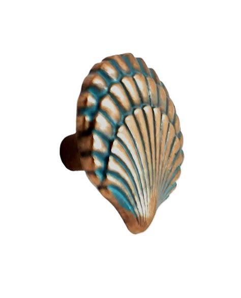 Seashell Cabinet Knob Door Drawer Pull Nautical Coastal Ocean Beach