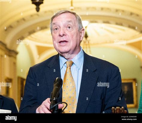 Washington United States 27th July 2021 Us Senator Dick Durbin