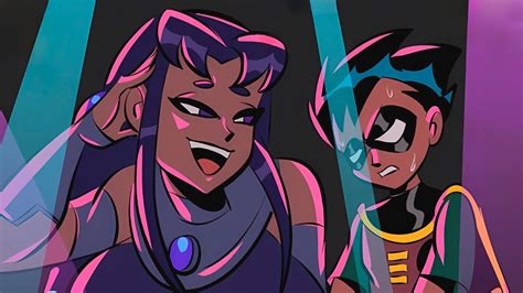 Robin And Blackfire — What Is Going On Teen Titans Comic Dub Youtube