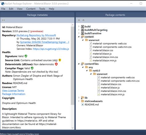 publishing a razor class library or class library can include