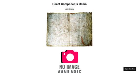 React Lazy Load Image Codesandbox
