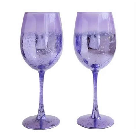 Purple Wine Glasses Set Of 2 At Rs 360000 Customized Wine Glass