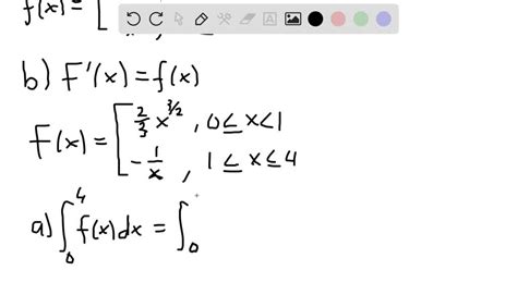 Solved A Function F X Is Defined Piecewise On An Interval In These Exercises A Use Theorem