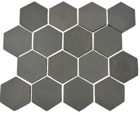 3 Basalt Hex Mosaic Cascade Stoneworks