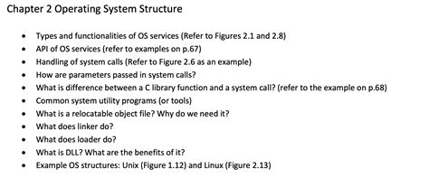 Solved Chapter Operating System Structure Types And Chegg