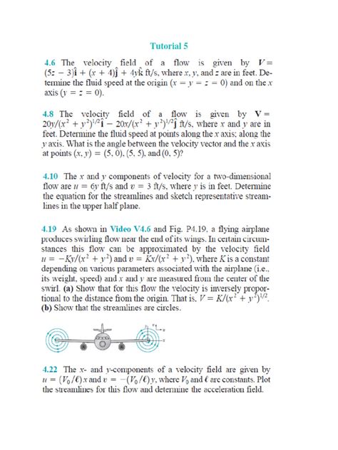 Tutorial Fluid Kinematics Pdf
