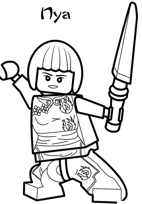 Lego Ninjogo Green Ninga Free Coloring Pages