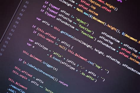 Pemrograman Warnawarni Kode Php Dan Html Pada Monitor Foto Stok Unduh
