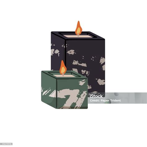 차돌박이 항아리에 담긴 유기농 아로마 양초 실내 장식을 위한 둥근 모양을 가진 왁스 불꽃이 있는 향기로운 디자인 요소 아늑한 집을 위한 불 흰색에 촛불 평면 고립 된 벡터