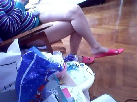 Hacked Laptop Camera Woman In Underwear Doing Needlework XHamster