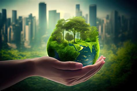 Premium Photo Saving The Earth With Artificial Technology Generative Ai