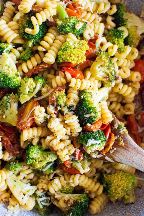 Healthy Pesto Pasta