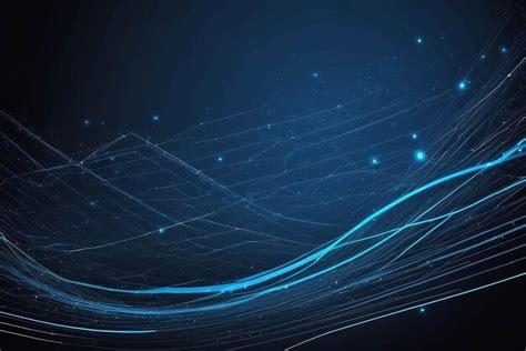 premium photo abstract blue data lines stock illustration