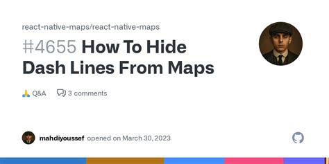 How To Hide Dash Lines From Maps · React Native Maps React Native Maps