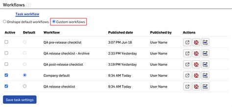 엔터프라이즈 설정 작업 관리