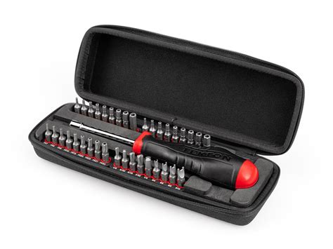 37 Piece 1 4 Inch Security Bit Driver And Bit Set With Case Tekton