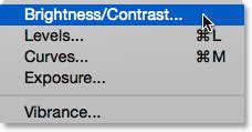How To Use A Brightness Contrast Image Adjustment In Photoshop