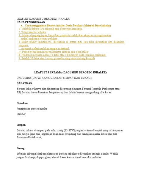 Leaflet Dagusibu Berotec Inhaler Pdf
