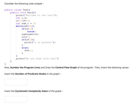 Solved Consider The Following Code Snippet Public Class
