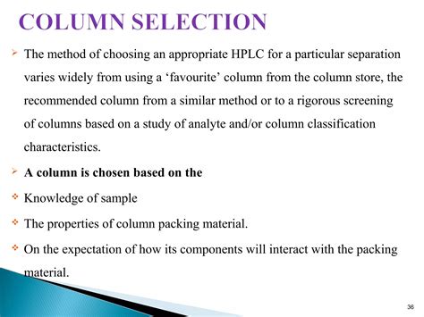 Hplc Method Development Ppt